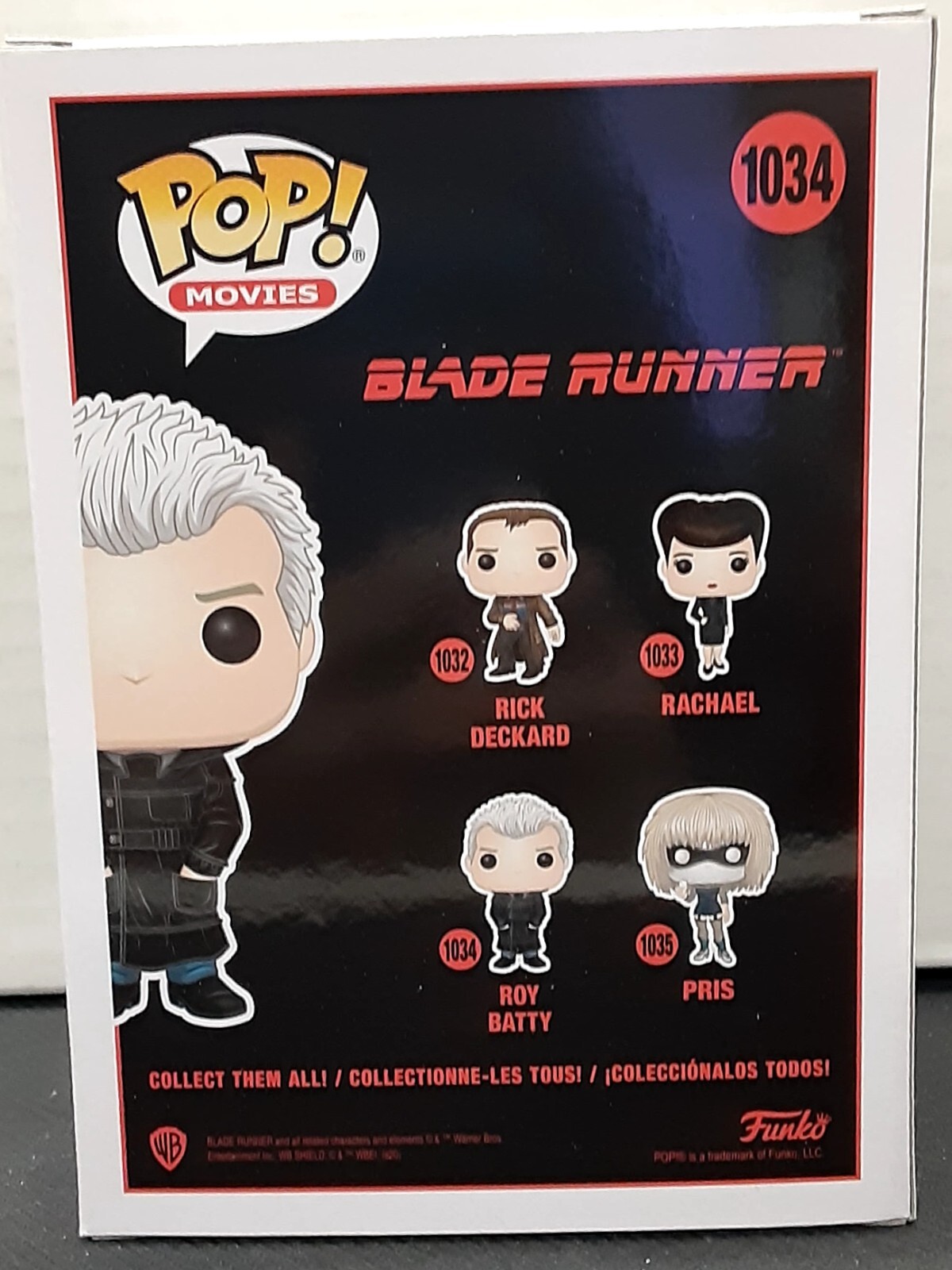 ROY BATTY FUNKO POP! FIGURE from THE BLADE RUNNER SERIES #1034 - FUNKO ...