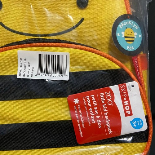 Skip Hop Zoo Bee Backpack - Yellow (210205) for sale online | eBay
