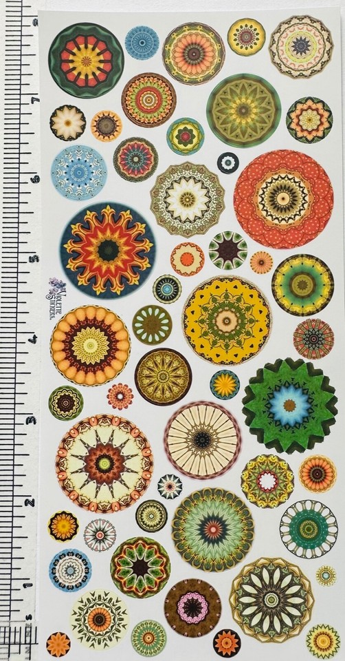 Violette Stickers Mandela Artistic Dots Stickers Scrapbook Craft ...