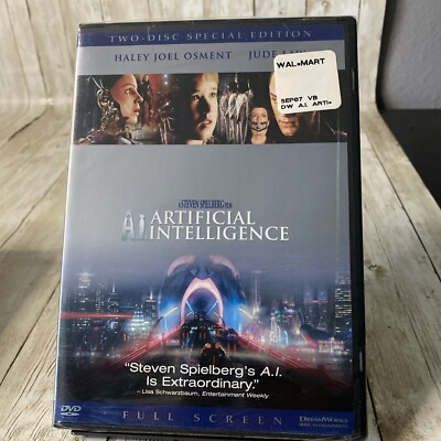 A.I. Artificial Intelligence (DVD, 2002, 2-Disc Set, Special Edition) New Sealed 667068988529| eBay