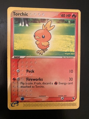 Pokémon Card Torchic | eBay
