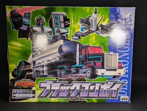 Transformers Car Robots Black Convoy complete Takara RID 2001 Scourge D ...