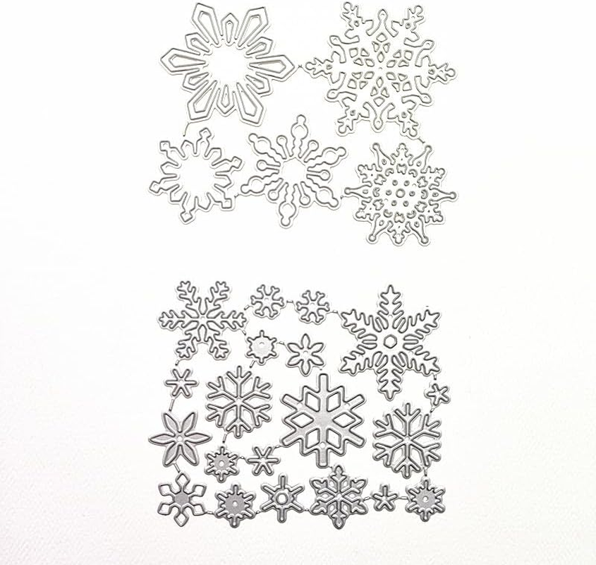 Christmas Snowflake Metal Die Cuts,Merry Christmas Snow Flower Cutting ...