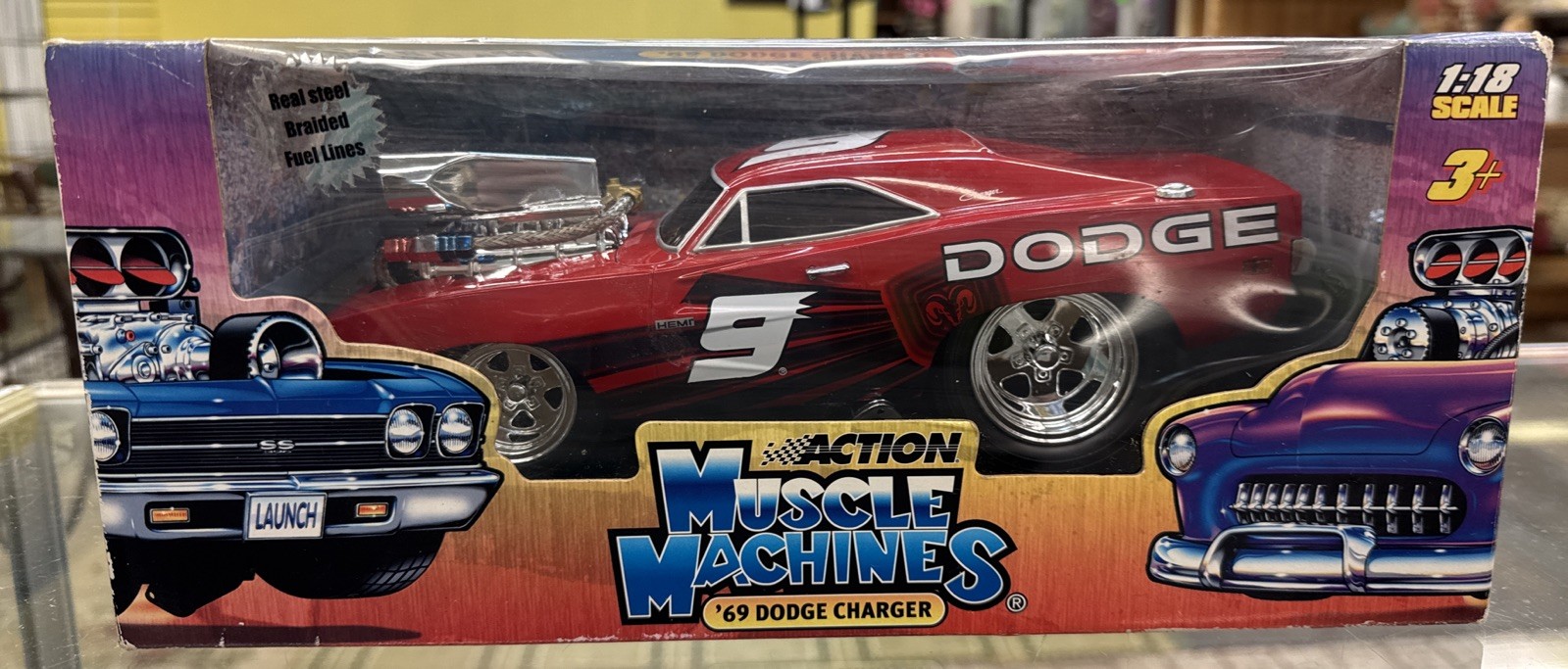 1969 Dodge Charger Muscle Machines by Action Performance Co 1/18 DG ...