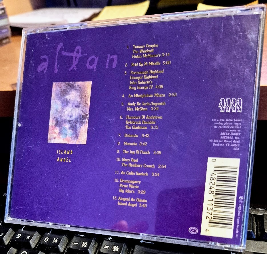 Altan – Island Angel VG+/NM CD US 1993 Green Linnet GLCD 1137 Irish ...