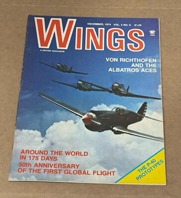 WINGS MAGAZINE - DECEMBER 1974 - The Phantom P-40 / Final Prototype XP ...