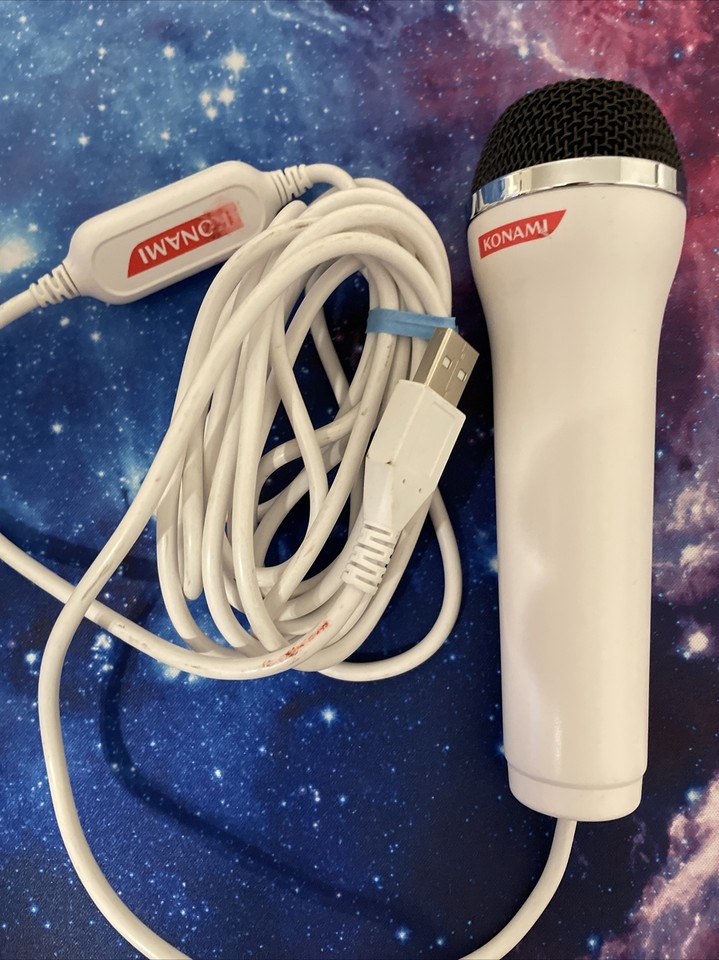 Konami USB Wired Microphone Wii Xbox 360 PS3 PS2 PS4 PC Rock band ...