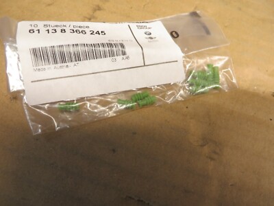 BMW HARNESS CONNECTOR INSULATOR 10 PACK OEM # 61138366245 OEM # 61 13 8 ...