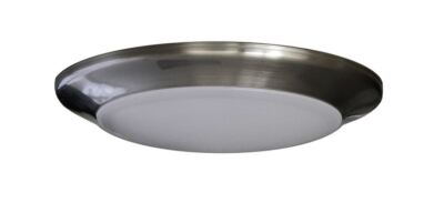 9" LED Disc Down Light with Driver, Brushed Nickel, 3000K, 2000 Lumens ...