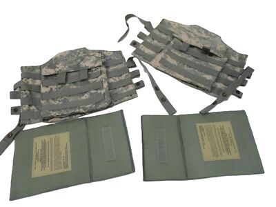 KDH ARMY ACU DIGITAL SIDE PLATE CARRIER & MADE W/ KEVLAR INSERTS LEVEL ...