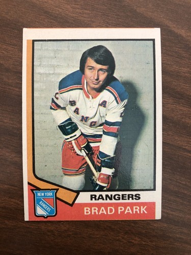 1974-1975 Topps Hockey #50 BRAD PARK New York Rangers HOF NICE | eBay