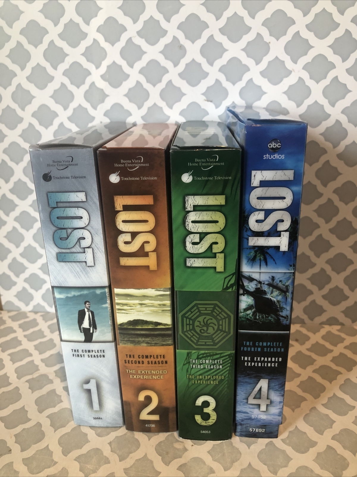 Lost TV Series Seasons 1-4 DVD Set Seasons 1 2 3 & 4 GREAT CONDITION ...
