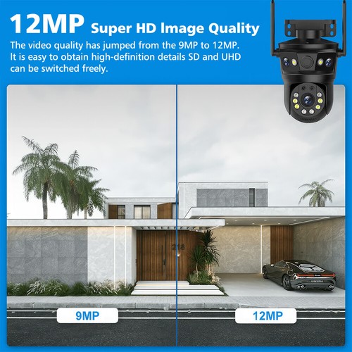 Wireless Security Camera System Outdoor Home 2.4G Wifi Night Vision Cam ...