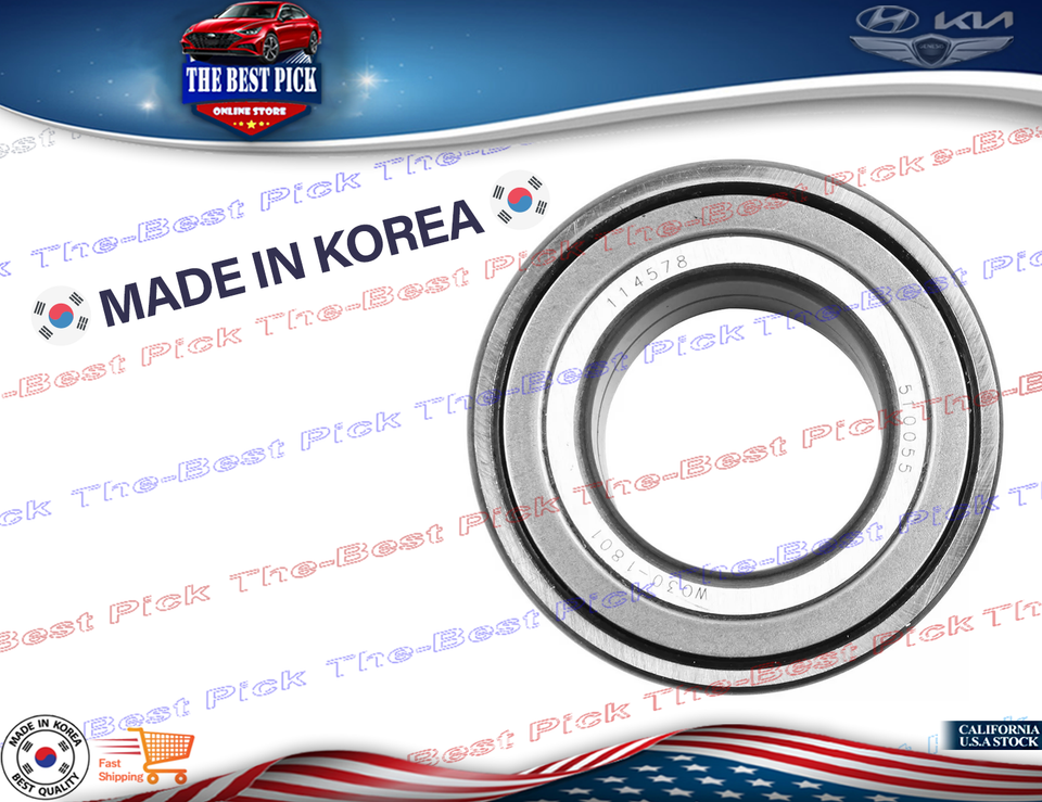 Bearing Front wheel Hub For 12-17 Hyundai 517201C000 | eBay