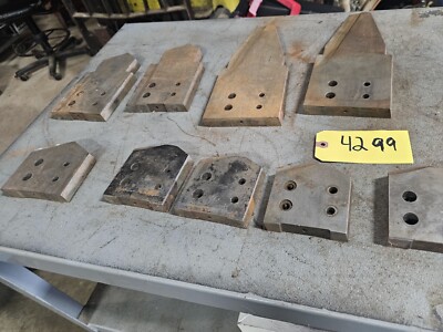 9 Pcs. Large Spade Drill Bits, 4++ In Size & 5 ++ In Size. Machine Shop ...