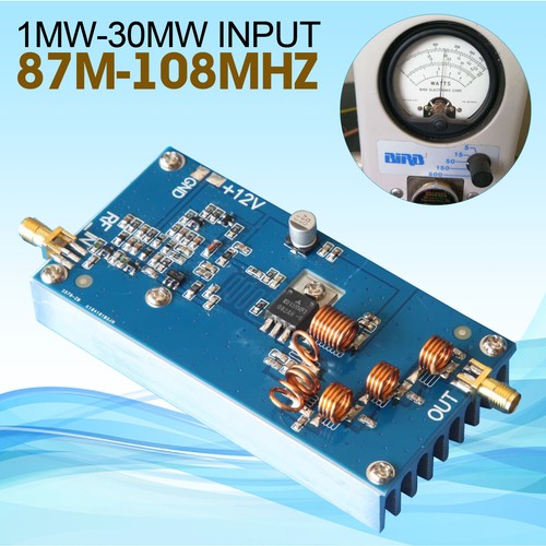 1mW-30mW input 87M-108MHz 15W RF FM TX Transmission Power Amplifier ...
