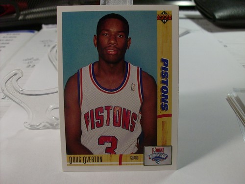 1991-92 Upper Deck Basketball #20b - Doug Overton DPK, RC Detroit ...