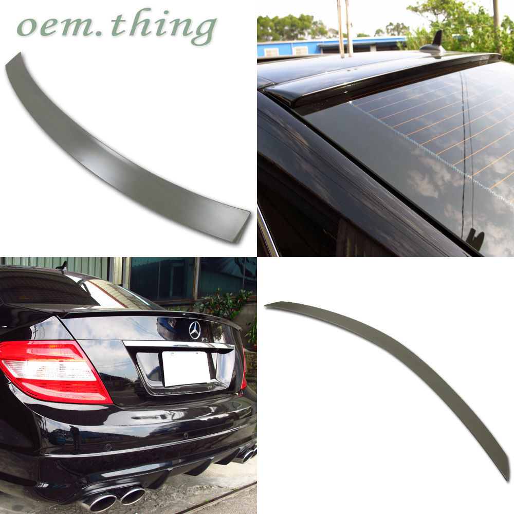 Fit FOR Mercedes benz W204 C Class OE TYPE ROOF + A TYPE TRUNK SPOILER ...