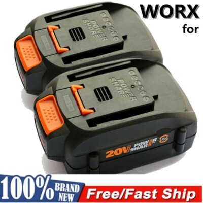 2Pack MAX 20V For WORX WA3525 20V Max Lithium Battery Power Tools ...