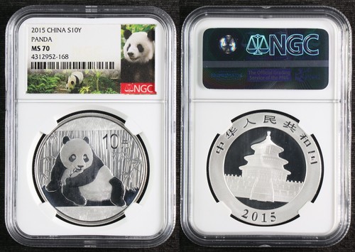 2015 China S10Y Panda silver NGC MS 70 16 | eBay