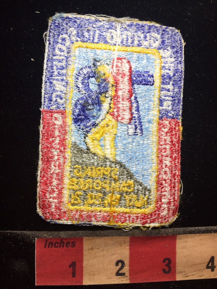 No Border - Vtg 1978 CHEROKEE DISTRICT Boy Scout Patch -Outing In ...