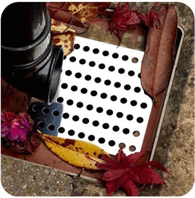 Drain Guard Cover Tidy Leaf Stainless Steel Outside Square 6" 15cm ...