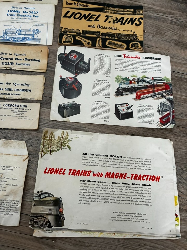 Estate Lot Lionel Train 2055 Engine 6026 Tender Transformer Cars Track ...