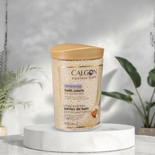 Calgon Ageless Bath Series Renewing Pearls For Radiant Skin, 16-Ounce ...