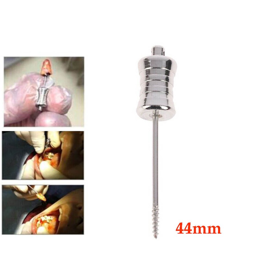 2PCS Dental Tooth Extraction Forceps Elevator Apical Root Tip Extractor ...