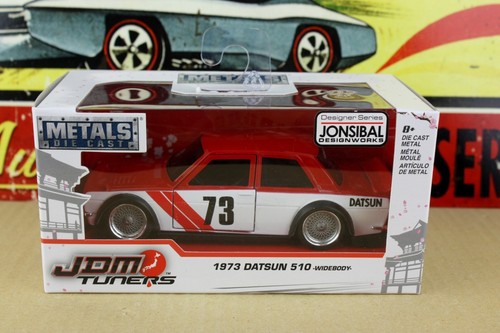 Jada JDM Tuners Jonsibal Design Works 1973 Datsun 510 Widebody 73 Red ...