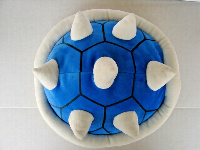 Nintendo Super Mario Kart Blue Shell Plush Stuffed Toy 14in (rr5) for ...