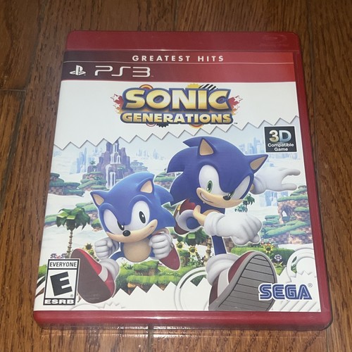 Sonic Generations for PS3 3D Red Case Exclusive Greatest Hits | eBay