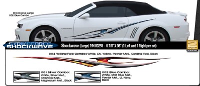 Universal Automotive Decal Large & Small Shockwave DISCOUNTED | eBay