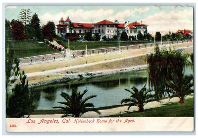 1910 Hollenbeck Home For Aged Pond Building Los Angeles California CA ...