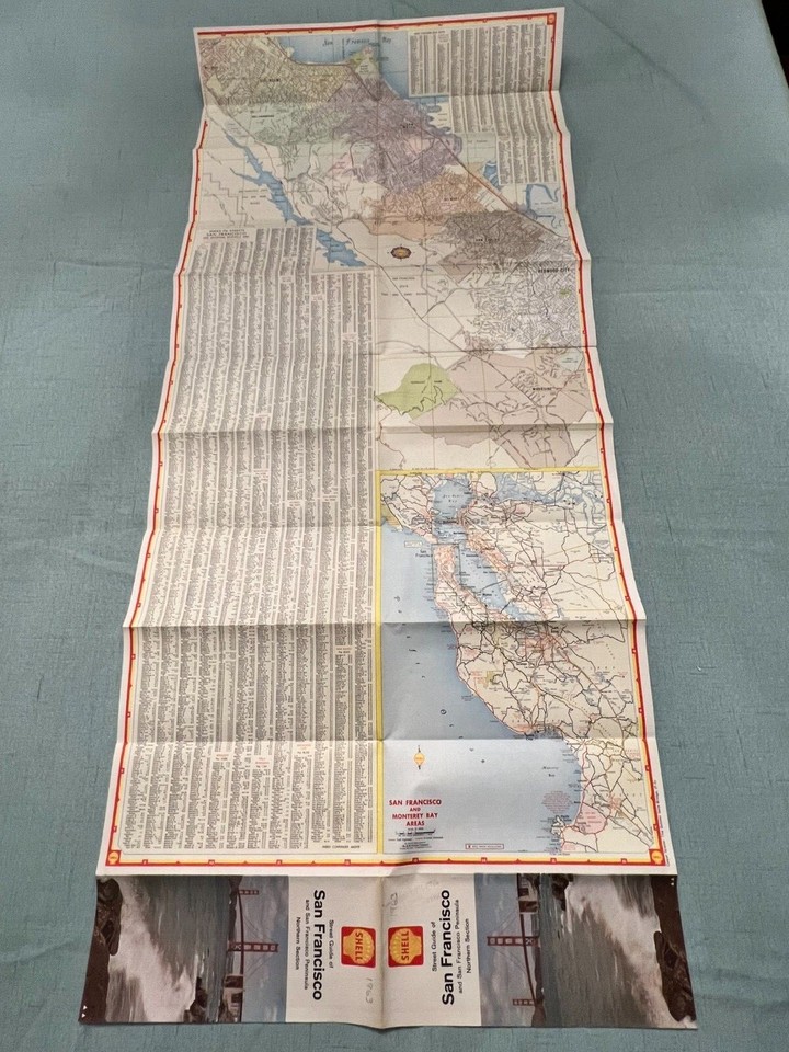 vintage gas stations paper street road maps - Various cities years 40s ...