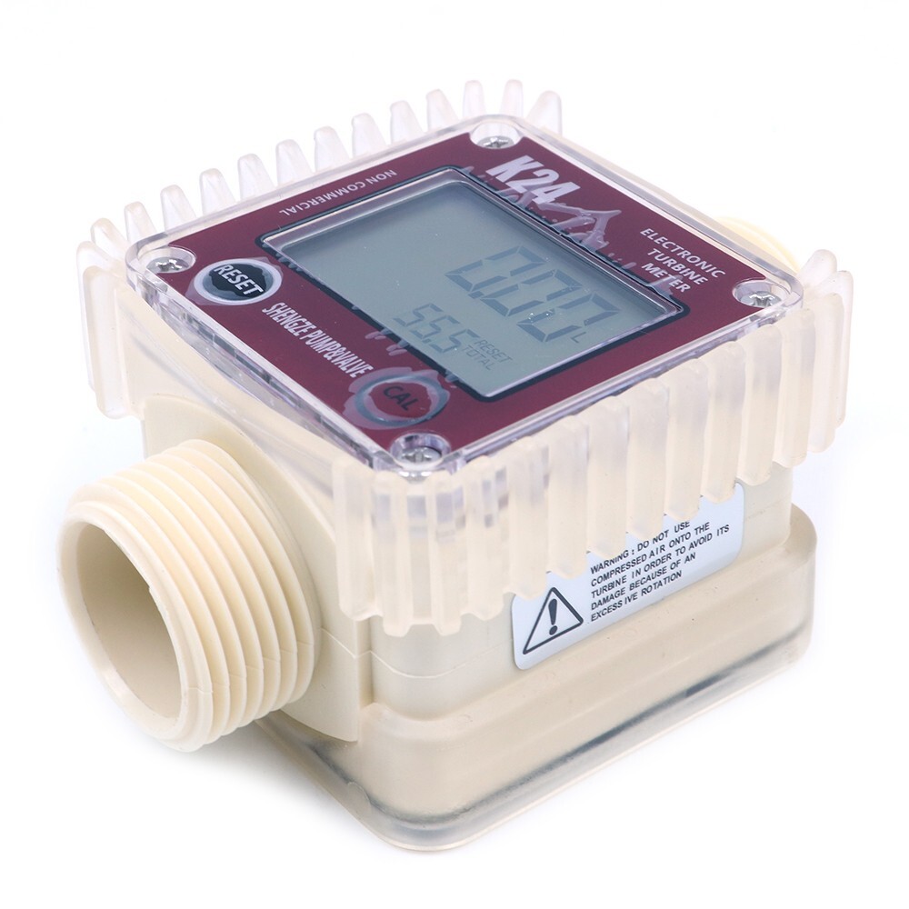 1' Turbine Digital Flowmeters Gas Oil Fuel Chemical Water 1 Inch Hose ...