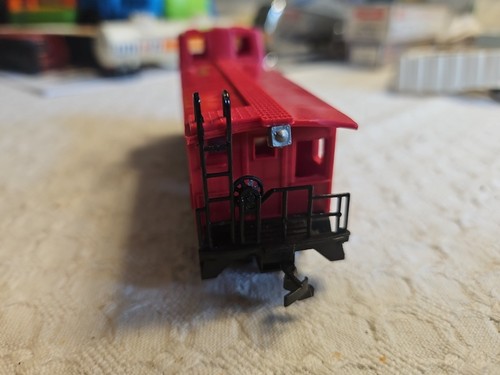 HO Scale Bachmann Red Caboose ATSF #999628 Santa Fe Wide Vision Train ...