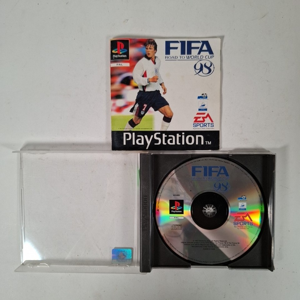FIFA Road to World Cup 98 Playstation PS1 Video Game Manual PAL NO ...