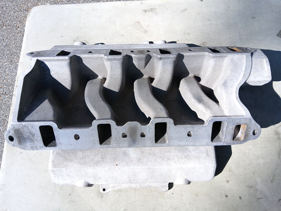 Vintage Edelbrock "CROSS RAM" Intake Manifold " X-F8" Small Block Ford ...