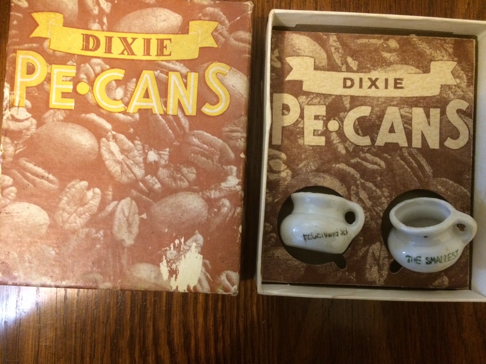 VINTAGE ANTIQUE 1937 H. FISHLOVE & CO. DIXIE PE-CANS PECANS NOVELTY ...