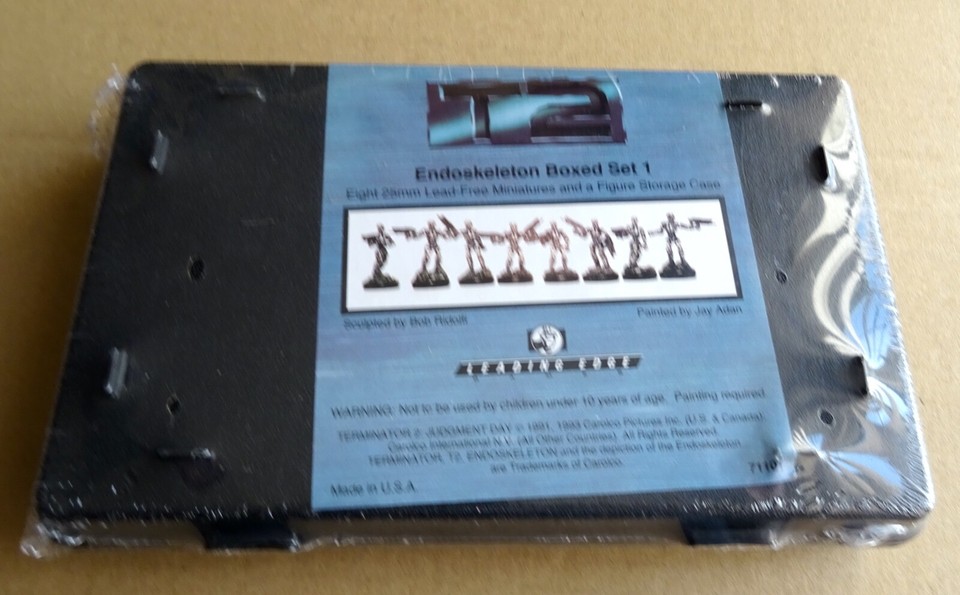NEW SEALED LEADING EDGE TERMINATOR ENDOSKELETON BOXED SET 1 METAL ...