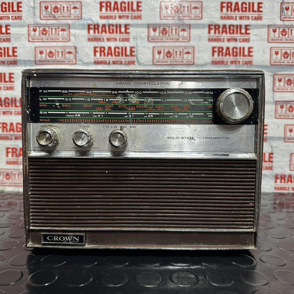Crown Transistor Radio Vintage | eBay UK