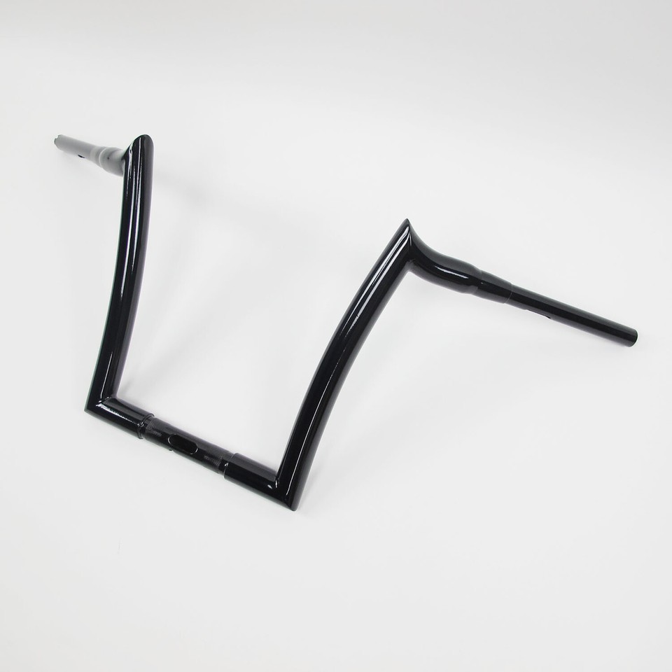 Black Front 1 1/4 inch Handlebar for Harley Softail Breakout Fat Boy ...