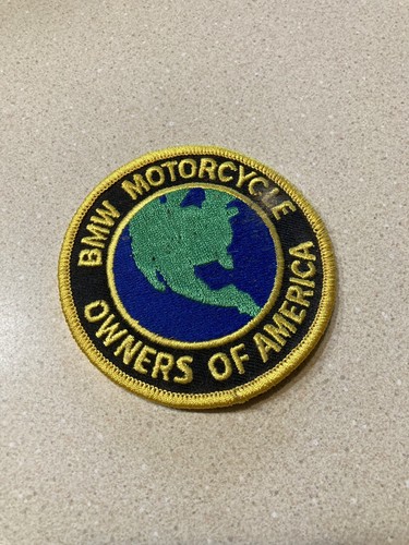 BMW Motorcycle Owners of America Round Embroidered Patch Badge | eBay