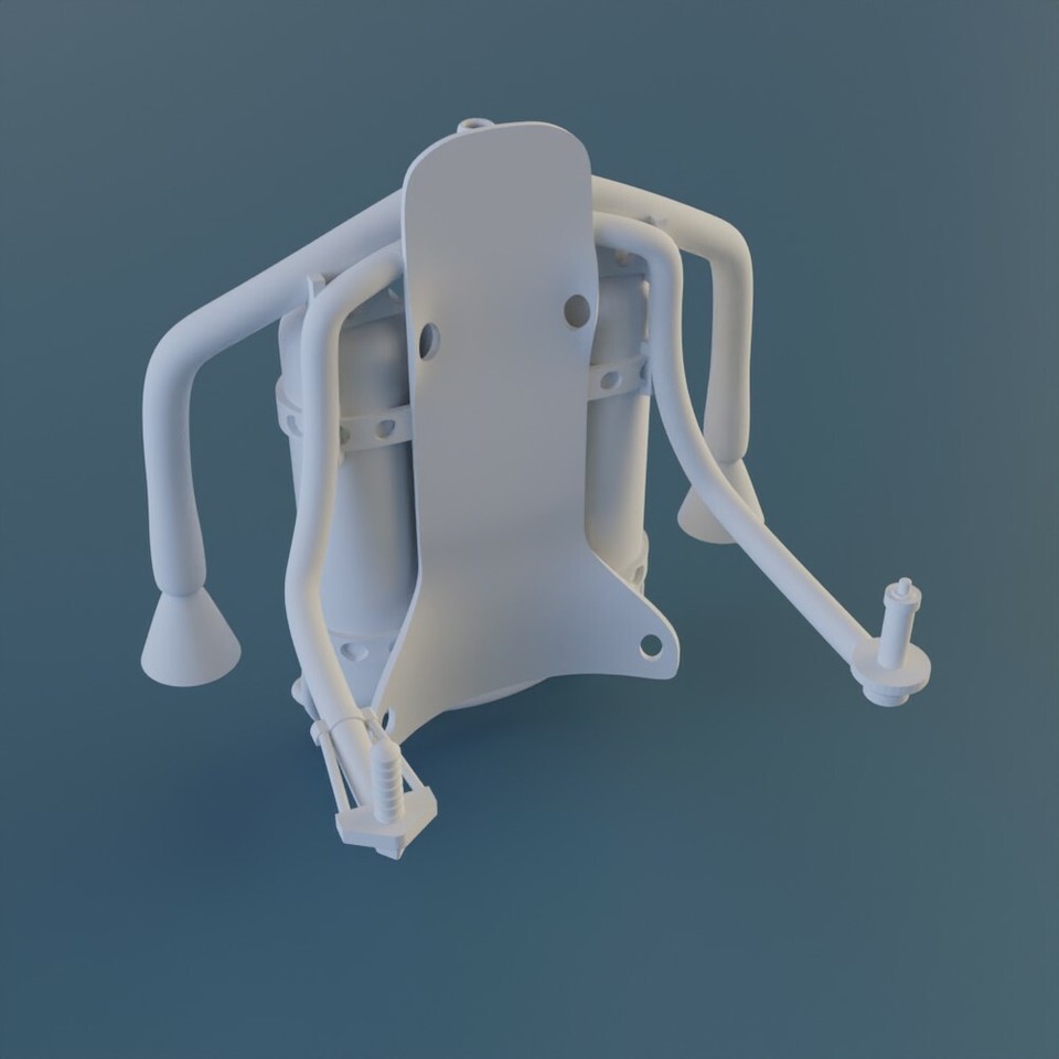 Lost in Space James Bond Jet Pack 3D printed for 12" 1/6 ACTION FIGURE ...