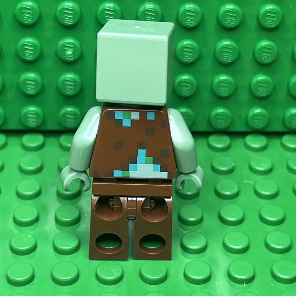 Lego Drowned Zombie Minecraft Minifigure min088 | eBay