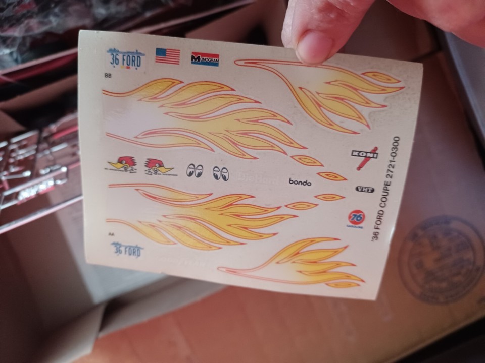 Monogram ‘36 Ford Coupe Street Rod 1:24 Scale Model Kit #2721 Unused | eBay