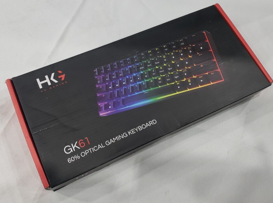 HK GAMING GK61 Mechanical Gaming Keyboard - 61 Keys Multi Color RGB ...