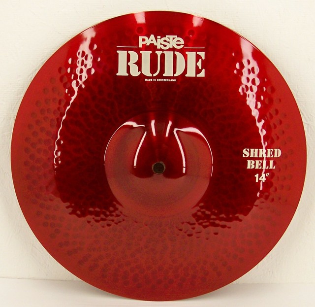Paiste RUDE-Color Sound Purple 14" Shred Bell Cymbal/New/Model ...