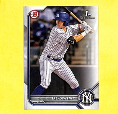 2022 Bowman Prospects BP-137 Trey Sweeney 1st Card Yankees | eBay